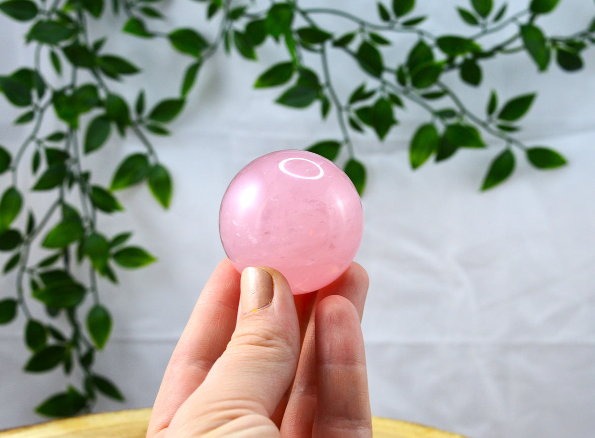 Rose Quartz Sphere – Karma Ripon